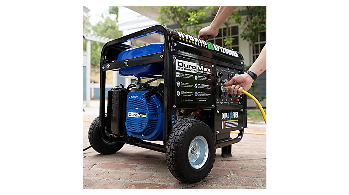 DuroMax XP12000EH Portable Dual Fuel Generator - Powerful & Reliable