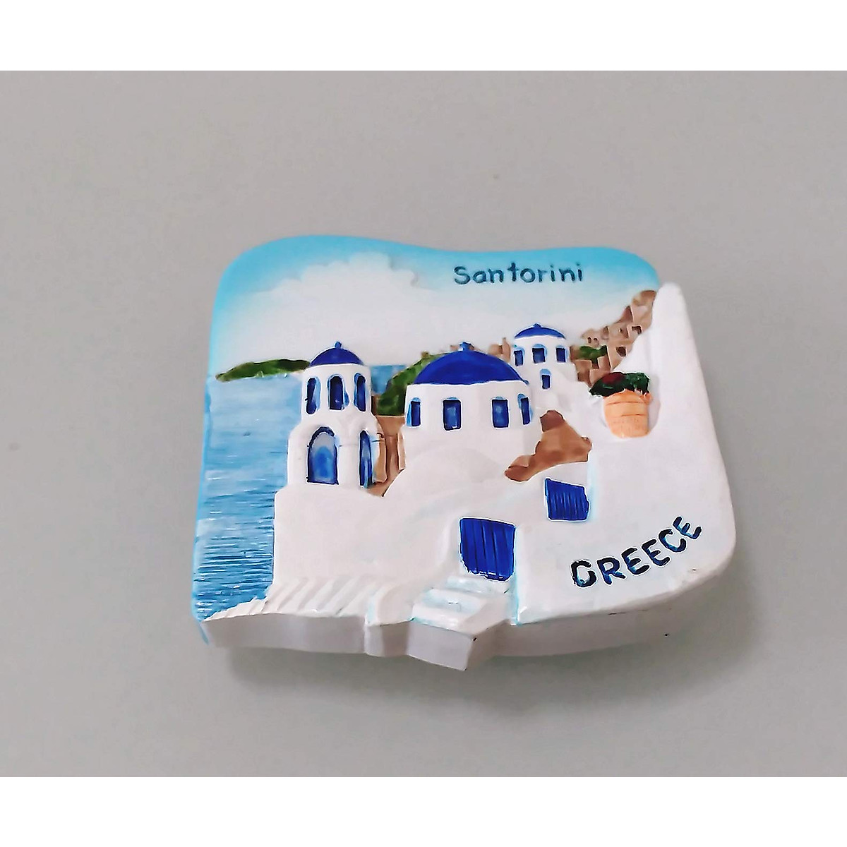 Santorini Greece 3D Fridge Magnet Tourist Souvenir Gift Home & Kitchen Decoration Magnetic Sticker Santorini Greece Refrigerator Magnet Collection