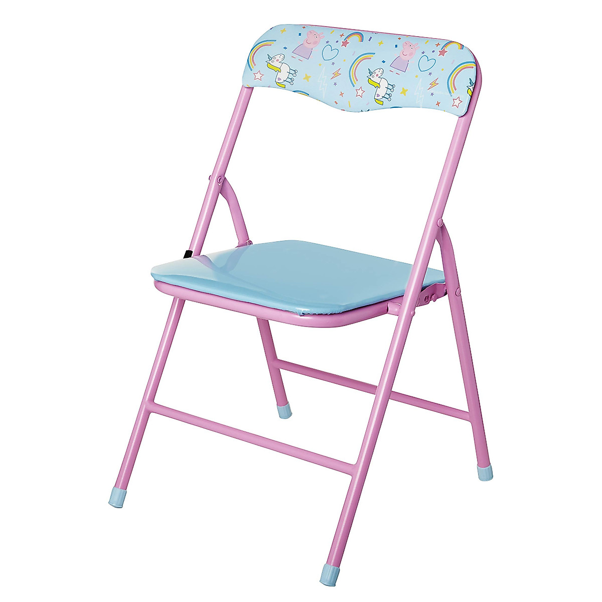 Peppa Pig Kids Table & Chairs Set - 3Piece Child Furniture (2 Padded Chairs & One Table 24"X 20"H) Activity Set Best for Playing, Reading, Eating, Art, Play Room, For Ages 3-7