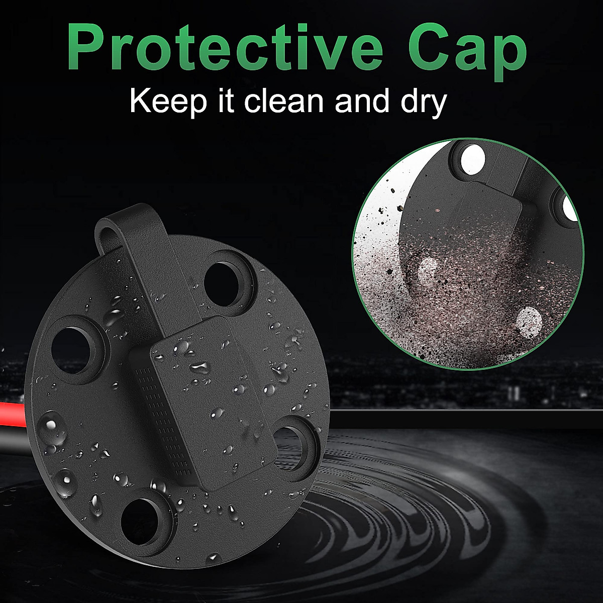 OYMSAE SAE Power Socket Sidewall Port Quick Connect Solar Panel Flush Mount Connector Plug Cable 12AWG SAE Connector Cable with 8 Screws for Solar Generator Battery Charger (2 Pack)