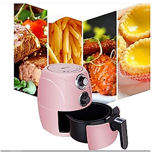 Air Fryer for Home Use 2.5L Modern Simplicity Air Fryer Air Fryer Automatically Fried Chicken Fish and Chips Oven Pink