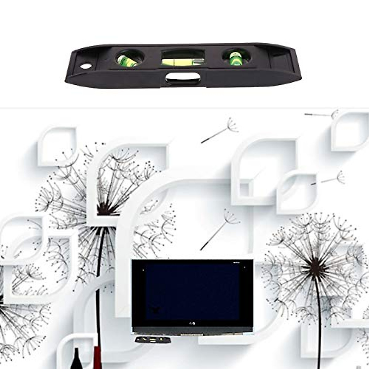 Magnetic Torpedo Level, Spirit Level 3 Bubble Level Torpedo Magnetic Level Bubble Measuring Tool (6 inch)