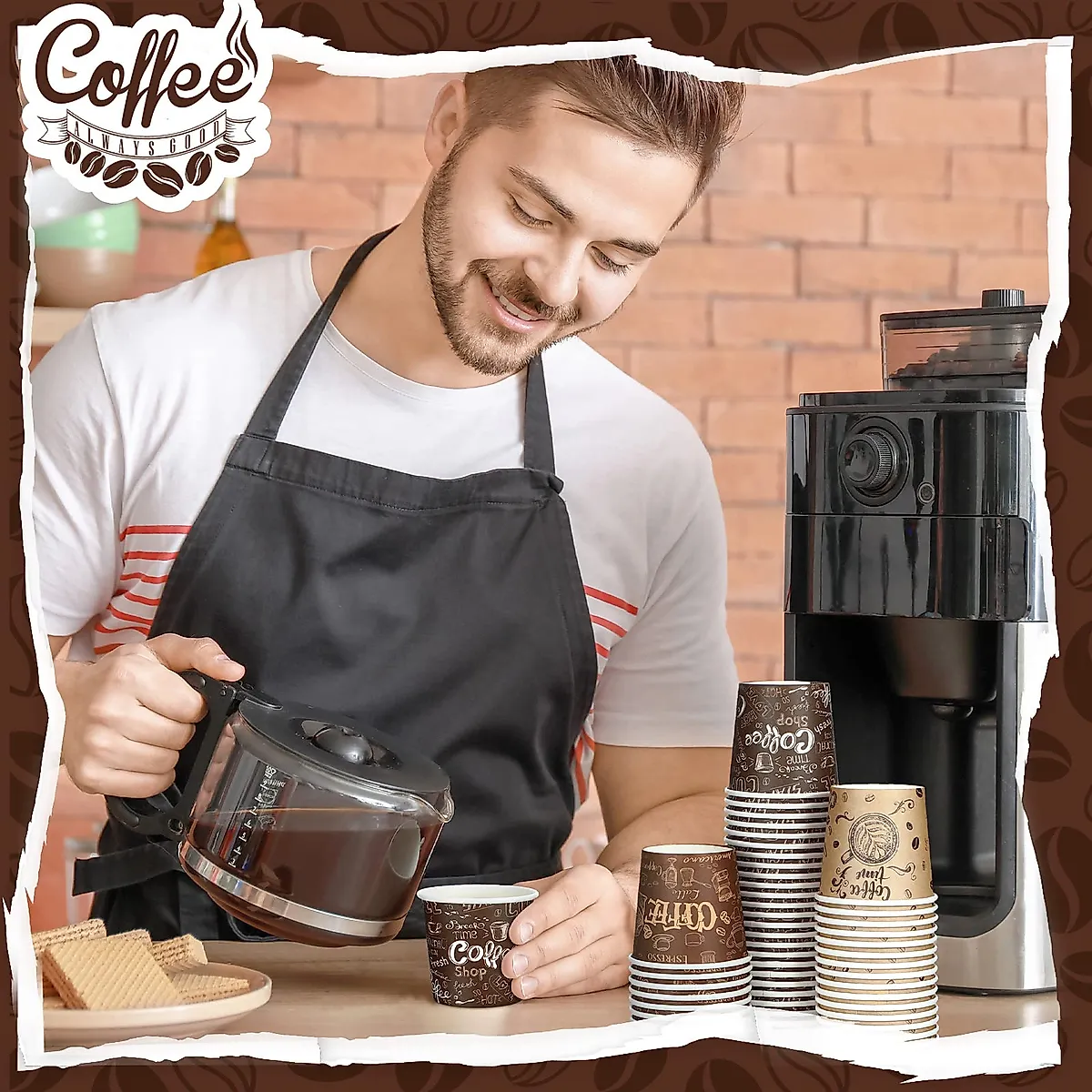 Dingion 900 Pack 4oz Small Disposable Espresso Coffee Cups Hot Cold Drinking Paper Cups for Home, Office, Cafe, Restaurant, Travel, Party, Picnic, Travel and Events