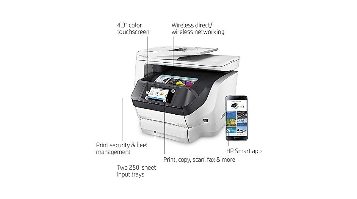 HP OfficeJet Pro 8740 Wireless Printer – Fast, Color, All-in-One