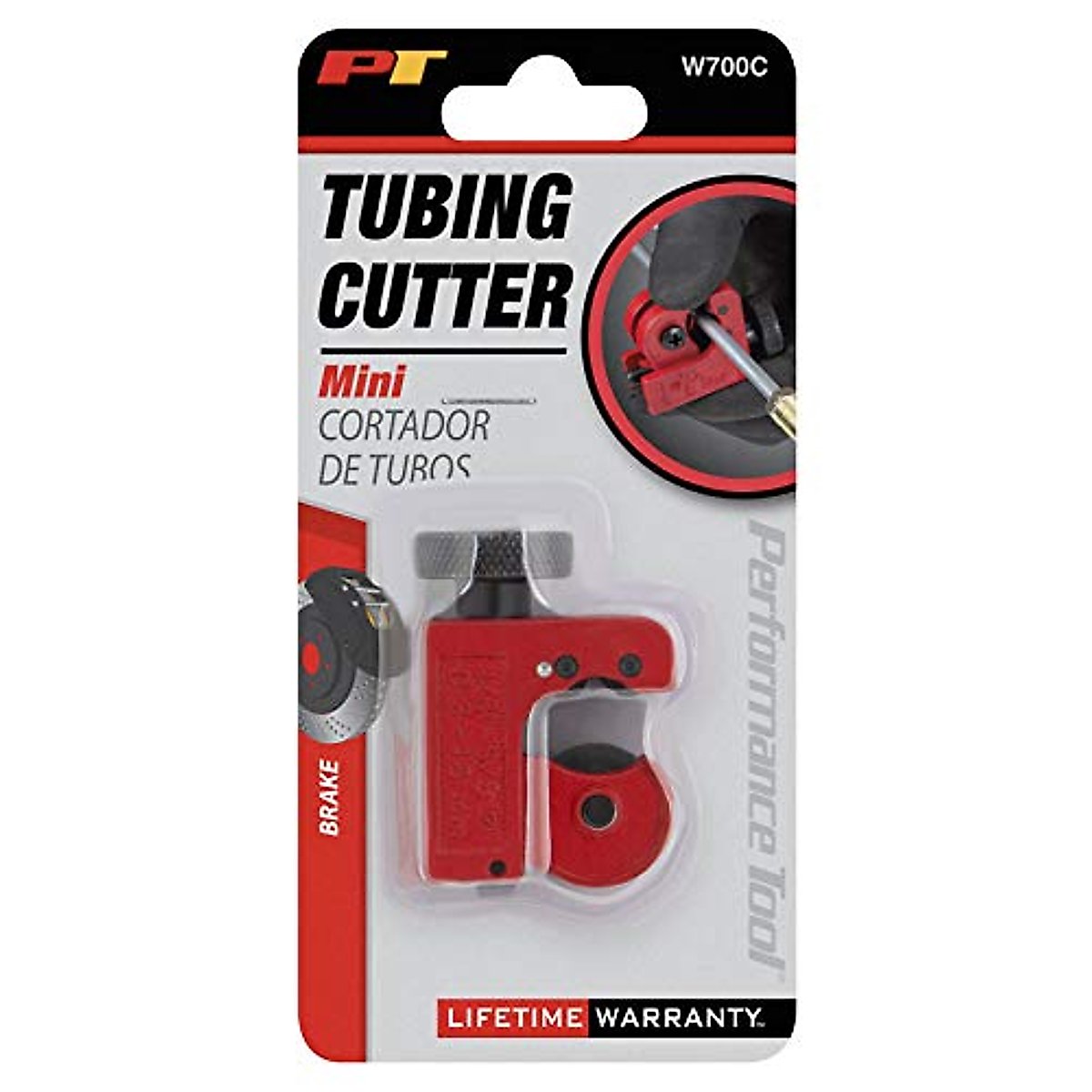 Performance Tool W700C Tubing Cutter - 1/8 to 5/8-Inch O.D. Range, Small and Compact for Use in Restricted Areas