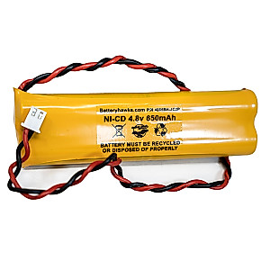 E1021R All Fit EJW-NI-CAD D-AA650Bx4 BYD D-AA650B 4.8v 650mah Ni-CD AA Battery Pack Exit Sign Emergency Light Fire Exit