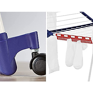 Leifheit Pegasus 200 Solid Deluxe Laundry Dryer, 20 m Mobile, White