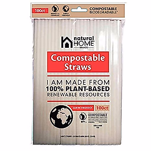 100 Compostable Straws (100)