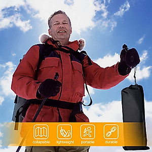 Audoyon Foldable Camping Side Table, Ultralight Small Beach Table Aluminum, Portable Outdoor Table with Carry Bag and Storage for Picnic, Grill, Hiking, Fishing, Sand, Camping Essentials(S)