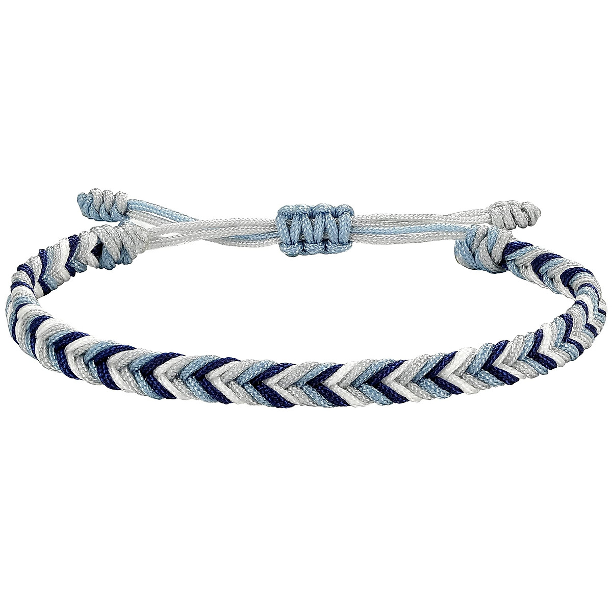 JENDEAR SHINE Rope Bracelet for Women, Hand Braided Rope Gradient Color Adjustable, Casual Party Couple Friendship Birthday Gift