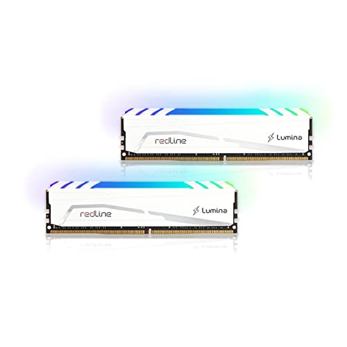 Mushkin Redline RGB White - DDR4 UDIMM - 64GB (2x32GB) 3600MHz CL-16-288-pin1.35V Desktop Ram - Non-ECC - Dual Channel - Lumina Heatsink (MLB4C360GKKP32GX2)