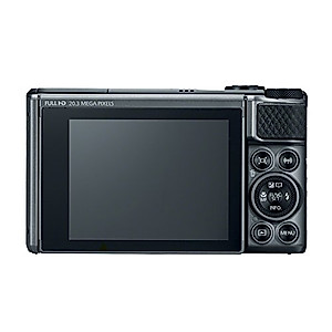 Canon PowerShot SX730 Digital Camera w/40x Optical Zoom & 3 Inch Tilt LCD - Wi-Fi, NFC, & Bluetooth Enabled (Black)