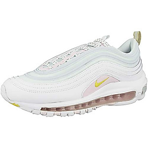 Nike Womens Air Max 97 SE Running Trainers CI9089 Sneakers Shoes (UK 3.5 US 6 EU 36.5, White Opti Yellow Pale Pink 100)