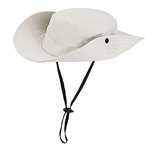 Classic Ponytail Sun Hat for Women,Mesh Bun Ponytail-Hole Bucket Hat UV Protection Wide-Brim Summer Hat Outdoor