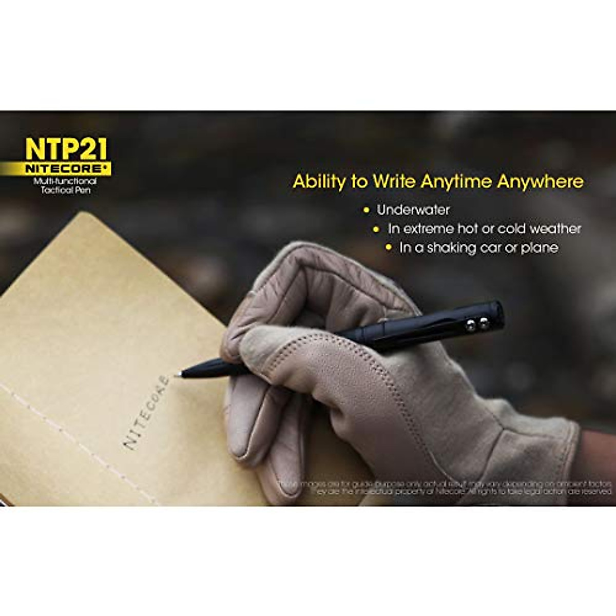 Nitecore NTP21 Multi-functional Premium Tactical Pen with LumenTac Organizer