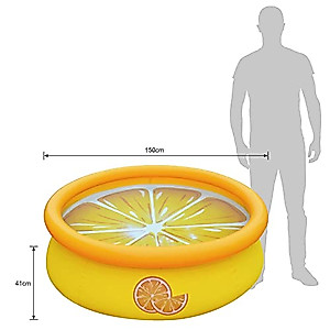 Youniya Inflatable Pool for Kids-Inflatable Wading Pool for Kiddie Easy Setup and Storage Kids Pool,Outdoor,Garden,Pools for Backyard(59.1DIAX16.1H) (Bee Spray Pool)