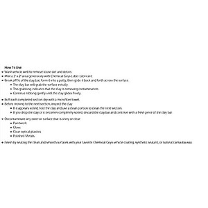 Chemical Guys CLY_113 OG Clay Bar & Lubber Synthetic Lubricant Kit, Light/Medium Duty (16 oz) (2 Items) , Yellow