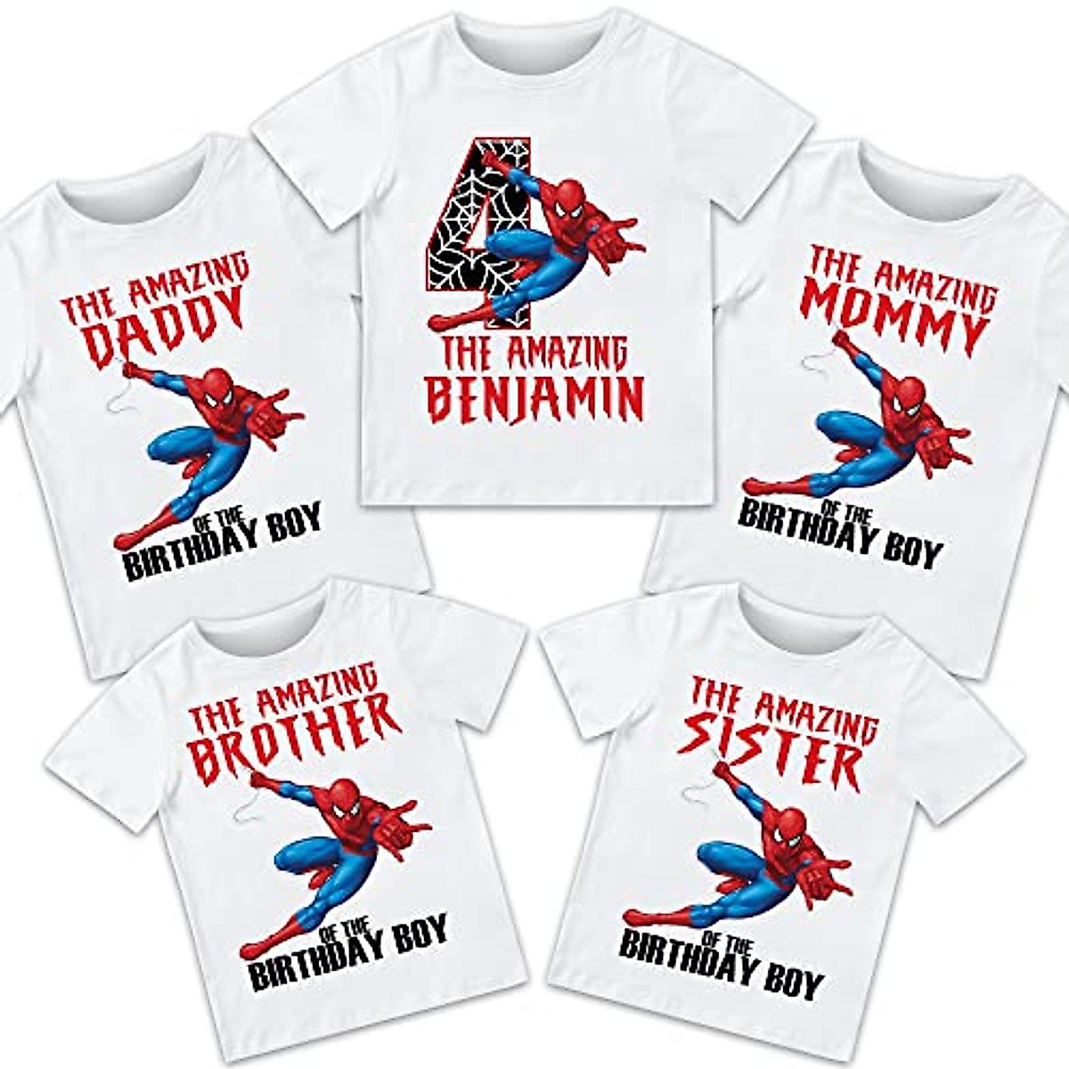 Spiderman birthday shirt, Spiderman birthday tshirt Spiderman family shirts, Spiderman theme party shirts, Spiderman matching shirts, Spiderman tshirt