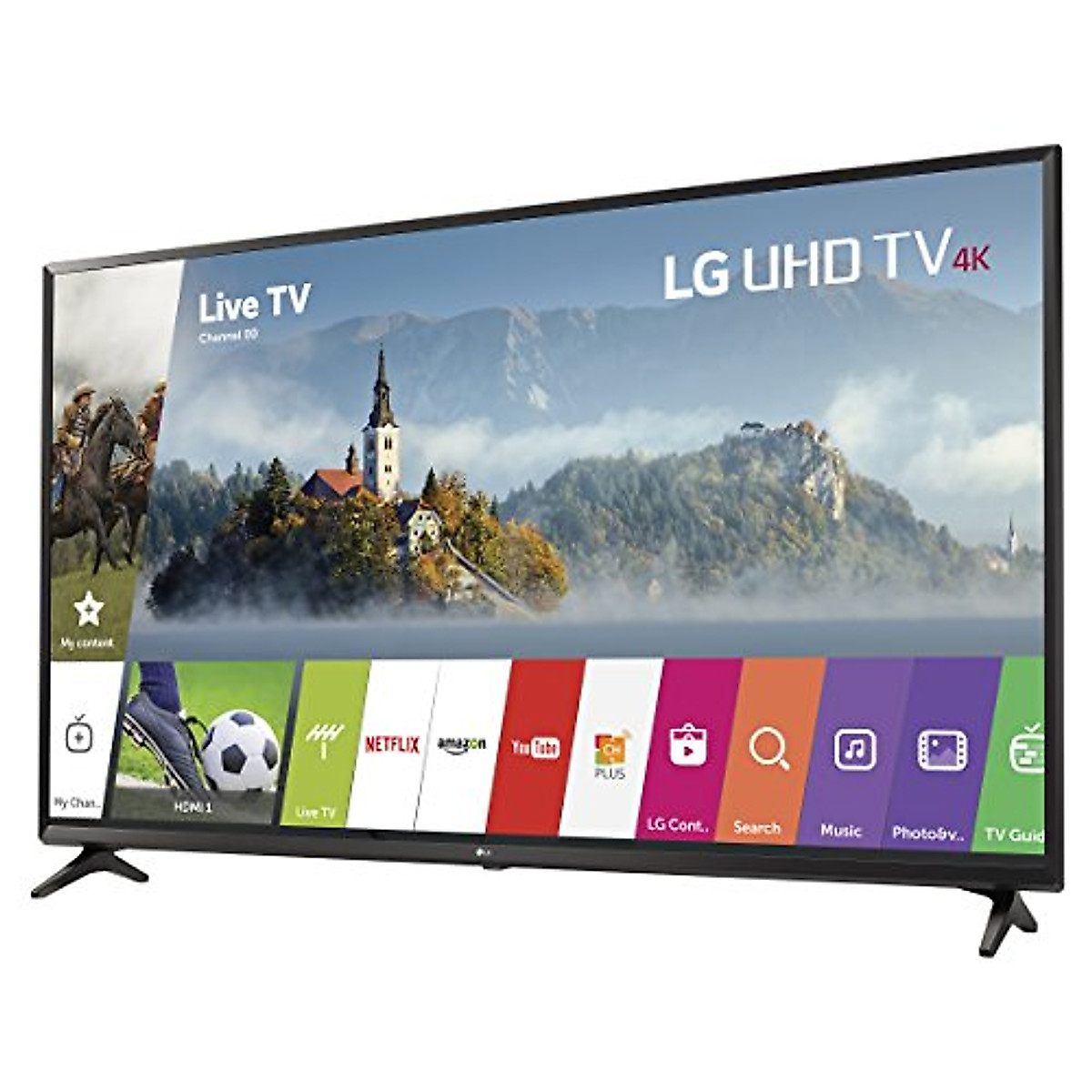 LG Electronics 43UJ6300 43-Inch 4K Ultra HD Smart LED TV (2017 Model)