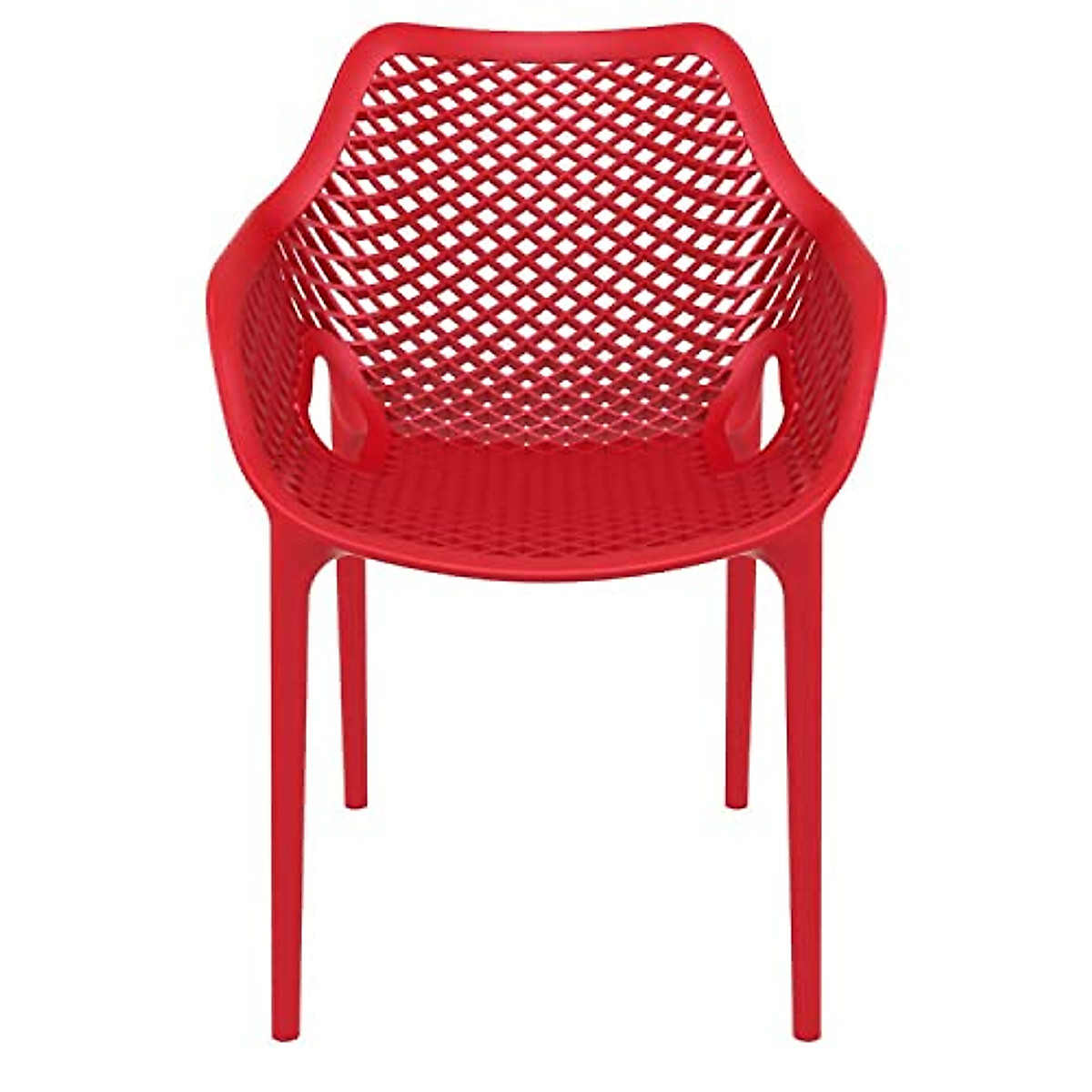 Air XL Resin Outdoor Arm Chair Red