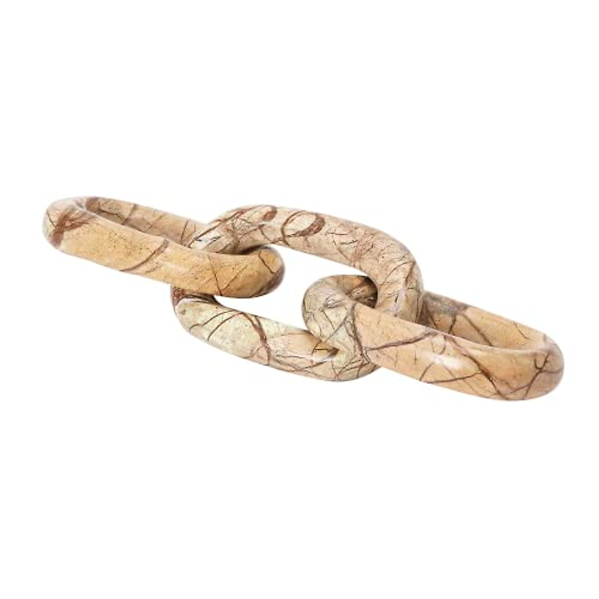 Bloomingville Marble, Variegated Tones Decorative Chain, Forest Brown
