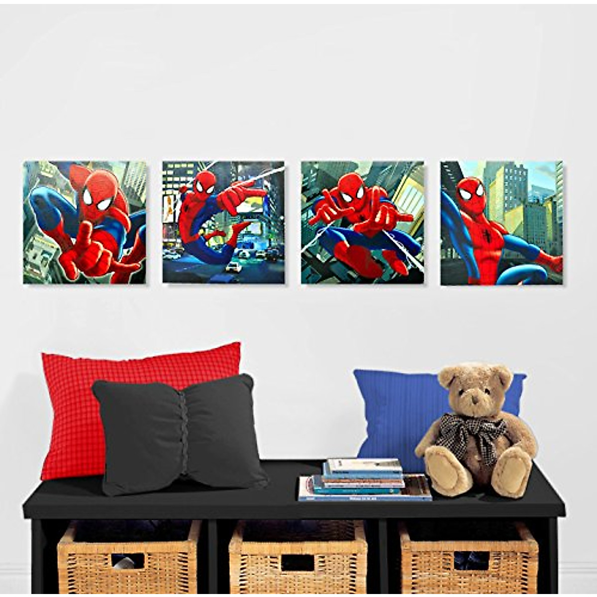 Marvel Spider-Man Canvas Wall Art (4-Piece)