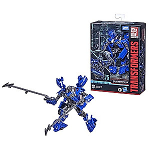 Transformers Toys Studio Series 75 Deluxe Class Revenge of The Fallen Jolt Action Figure - Ages 8 and Up, 4.5-inch