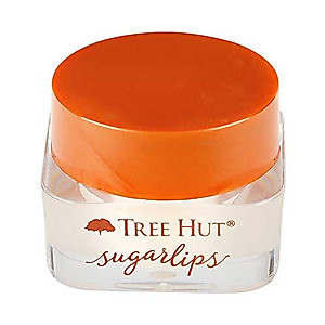 Tree Hut Sugarlips Sugar Lip Scrub, Sweet Mint, 0.34oz Jar, Shea Butter and Raw Sugar Scrub Ultra-Hydrating Lip Exfoliator, Lip Care