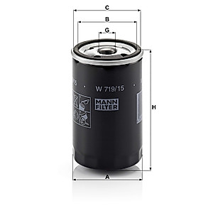 Mann-Filter W 719/15 Spin-on Oil Filter