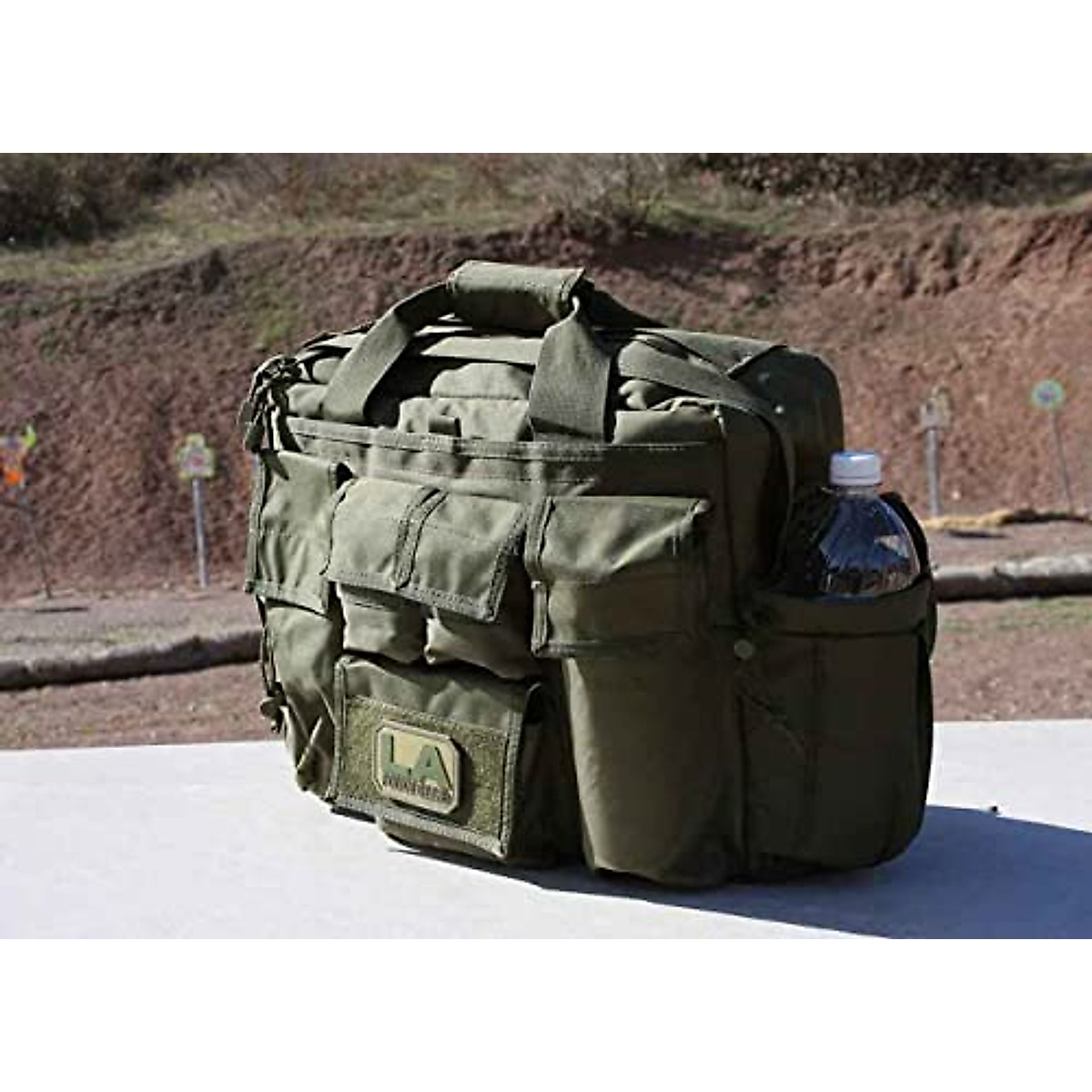 LA Police Gear Jumbo Bail Out Bag, Diaper Bag, Bug Out Bag, Range Bag, Handgun & Ammo Bag - Coyote