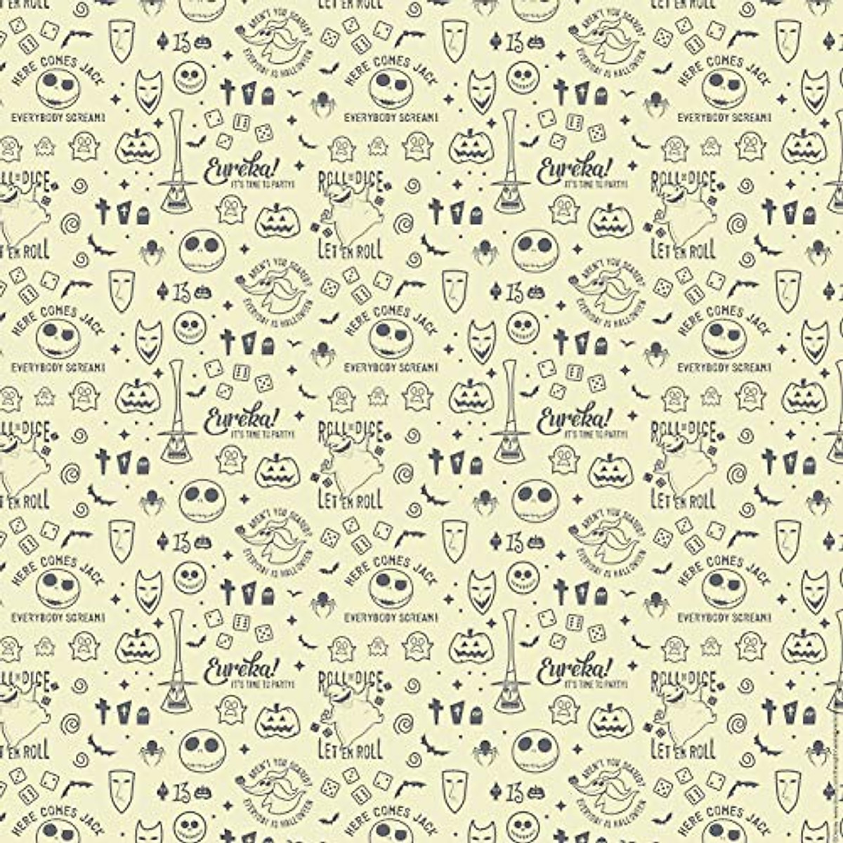 Cricut Patterned Premium Vinyl Removable, Nightmare Before Christmas, Jack Is Back