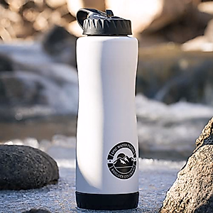 Epic Vostok | Vacuum Insulated Water Bottle with Filter | USA Made Filter | Dishwasher Safe | Stainless Steel | BPA Free Water Bottle | Removes 99.9% Tap Water Contaminants | Coldest | Simple | Modern