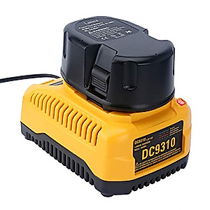 Lasica DC9310 Fast Charger Replacement for Dewalt 18V Battery Charger DC9310 Compatible with DeWalt 7.2V-18V XRP NiCad/NiMh Batteries DW9116 DC9096 DC9098 DC9099 DW9098 DW9099 DW9096 DW9072 DW9061