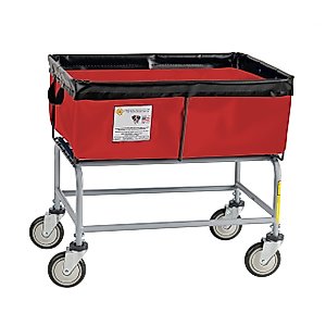 R&B Wire™ 463 Elevated Vinyl Truck, 3 Bushel Capacity, Red, Made in USA