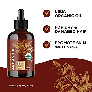 Organic Hair Growth Treatment Set - Moroccan Argan Oil, Rosemary Essential Oil, and Pure Hair Oils for Hair Growth