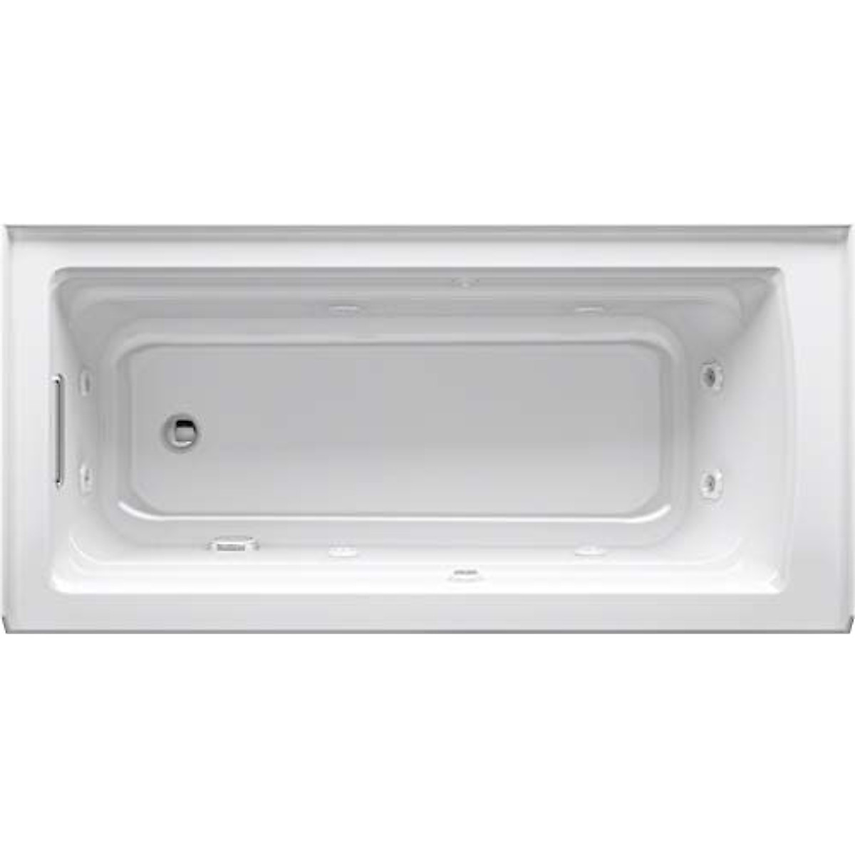 Kohler K-1949-XGHLA-0 Archer Bathtub, White
