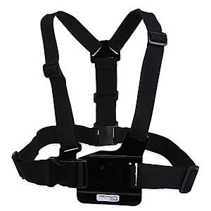 PRO MOUNTS ChestHarness Mount - Durable and Reliable Mount with Carry Bag - Compatible with All Major GoPro and Action Cameras
