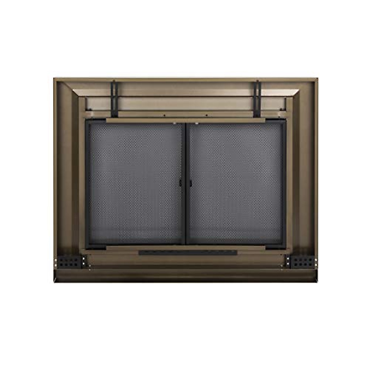 Pleasant Hearth CA-3202 Cahill Fireplace Glass Door, Antique Brass, Large