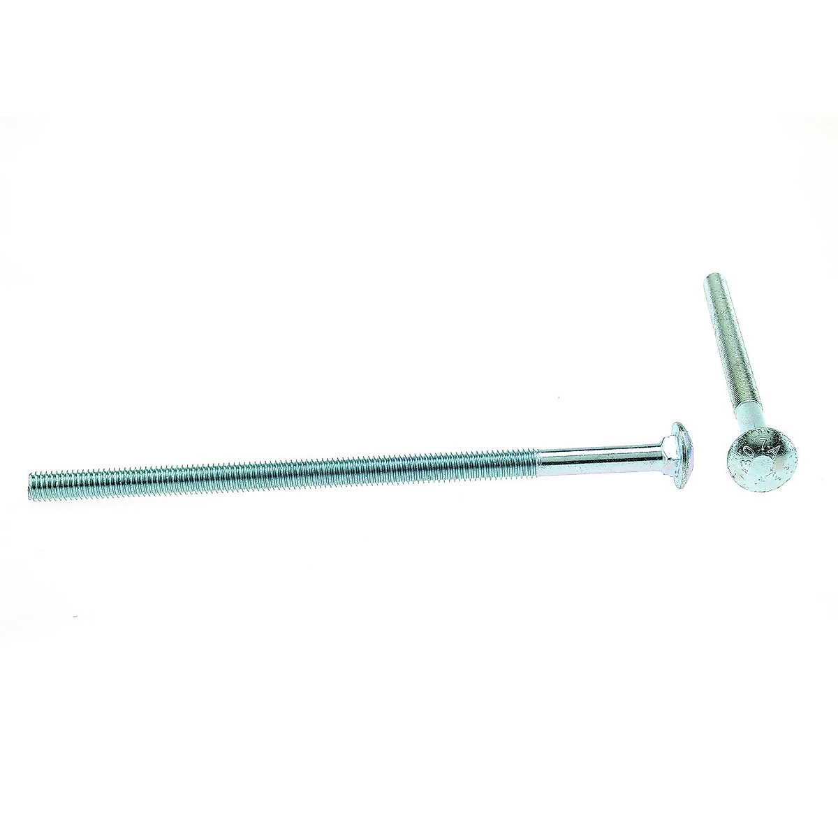 Prime-Line 9064065 Carriage Bolts, 3/8 In.-16 X 8 In., A307 Grade A Zinc Plated Steel (10 Pack)