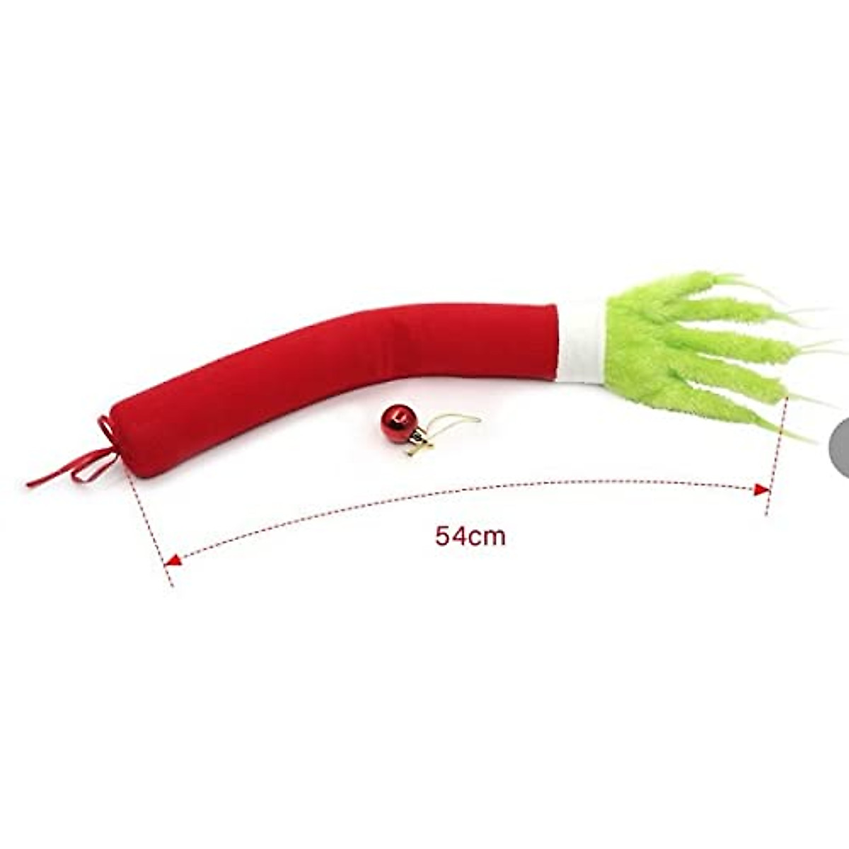 Christmas Elf Body Tree Decorations Elf Arms for Christmas Tree Stole Christmas Burlap Christmas Garland Decorations Burlap Pose-able Plush Legs (Elf arm)