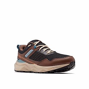 Columbia Men's Plateau Waterproof Hiking Shoe, Bison Brown/Warm Copper, 8
