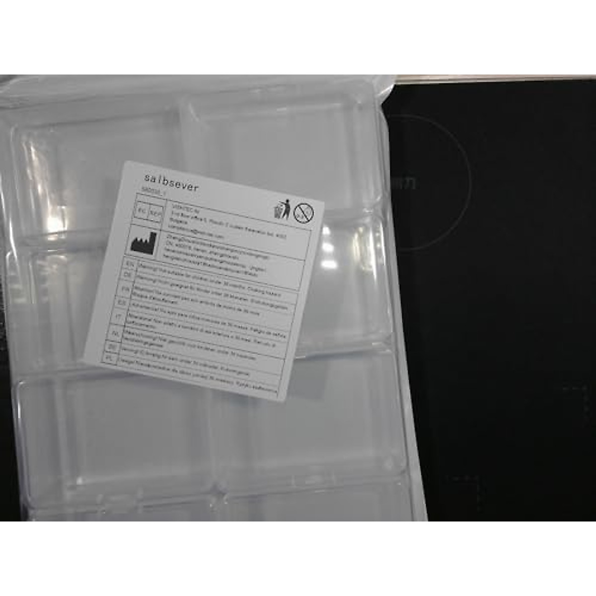 Small Plastic Boxes with Hinged Lids 8 PCS Mini Storage Containers Box with Lid 3.7 x 2.6 Inches Clear Rectangle Box for Collecting Items Lash Sticker Beads Game Business Cards Crafts Accessories