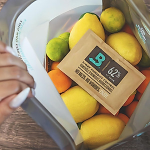 Boveda Fresh Bag – 62% RH Size 67 Included - For Curing & Storing Up to 1 Pound (16 Oz) – 1 Large Zip Lock Storage Bag with 2-Way Humidity Control Pack