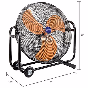 Global Industrial 36" Portable Tilt Blower Fan, Direct Drive