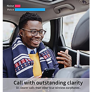 Kids Wireless Earbuds Bluetooth, Wireless Earphones with Noise Reduction Bluetooth 5.0 Waterproof Sport TWS Stereo Lightweight in-Ear-Headphones with Built-in Mic for iPhone/Android/Samsung Phones