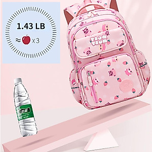 HAPIKI Kawaii Backpack with Cute Accessories 15.6 Inch Laptop Casual Travel Daypacks New Semester Gifts Aesthetic Bag (01-pink,15.6 inch)
