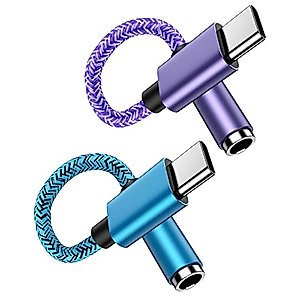 Usb C Headphone Adapter Usbc To 3.5mm Audio Connector, Headphone Jack Aux Cable For Car Stereos Speakers Type-c Auxiliary Dongle, Male To Female Ox Adaptor For Samsung Galaxy S23 Ultra S22 Google Cord