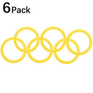 6 Packs Canister Toilet Flush Valve Seal Replacements for Toilets Replaces K-GP1059291