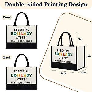 Boss Lady Gifts for Women, Boss Day Gifts for Leader Manager Boss Friend, Christmas Gift for Boss Lady, Best Boss Gifts for Boss Lady, Boss Birthday Gifts for Women, Cool Gifts for Boss Lady Tote Bag