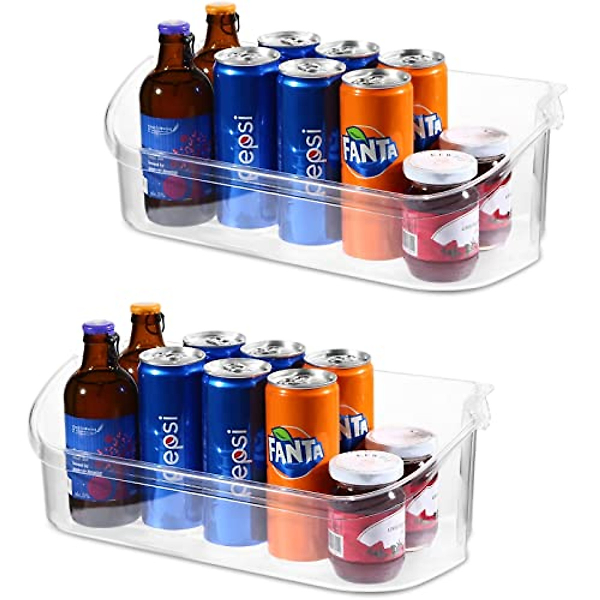 240356402 Refrigerator Door Shelf Replacement for Frigidaire Refrigerator Parts AP2549958, PS430122, 240430312, 240356416, 240356407, Refrigerator Door Bin Shelves (15.4 in L)-2 Pack